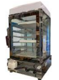 ILLUMINATED FOOD DISPLAY STEAMER